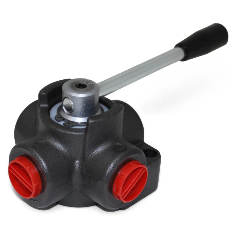 Hydraulic Rotary Diverter Valve, 4 Way, Closed Center, 24 GPM, #10 SAE ...
