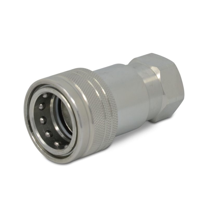 3/8" NPT ISO 7241-B Quick Disconnect Hydraulic Female Coupler