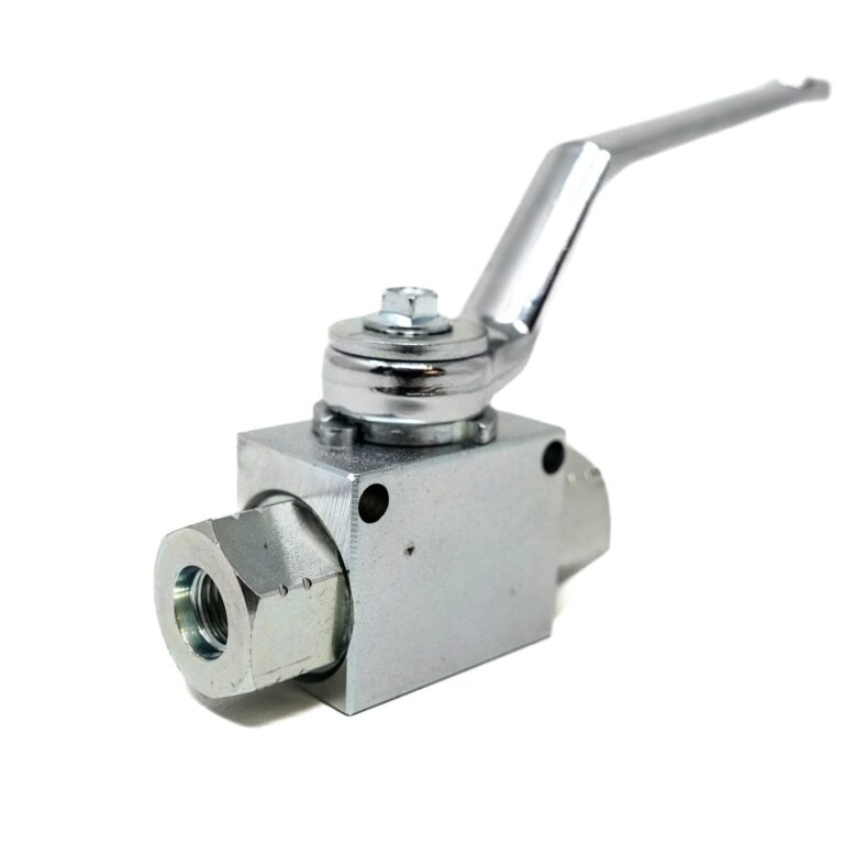 Gemels® Compact Style 2 Way Ball Valve, Block Style, 1/4" SAE