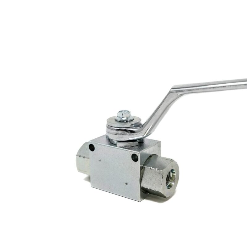 Gemels® Compact Style 2 Way Ball Valve, Block Style, 1/4" SAE