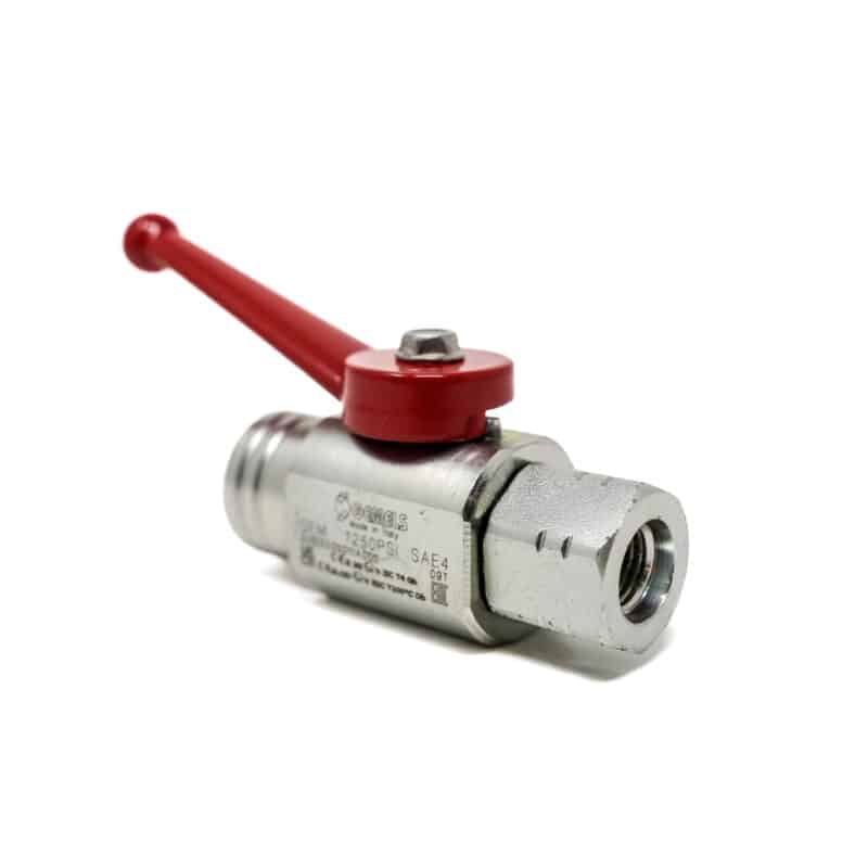 Gemels® Mini 2 Way Ball Valve, 1/4" SAE Ports