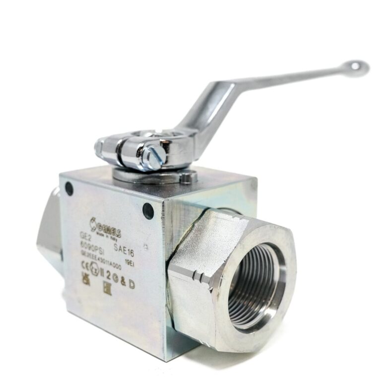 Gemels® 2 Way Ball Valve, Block Style, 1" SAE Ports