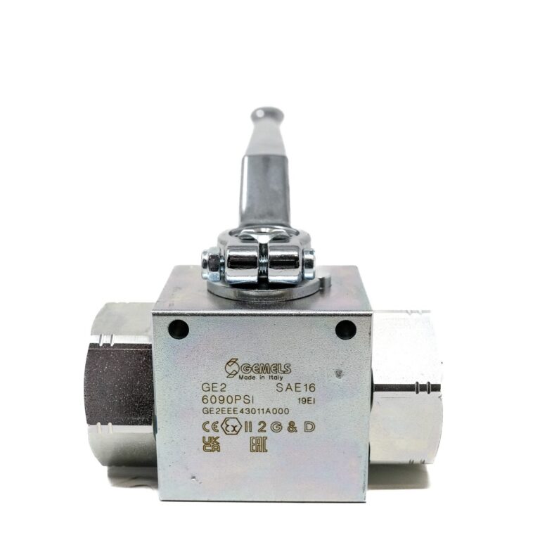 Gemels® 2 Way Ball Valve, Block Style, 1" SAE Ports