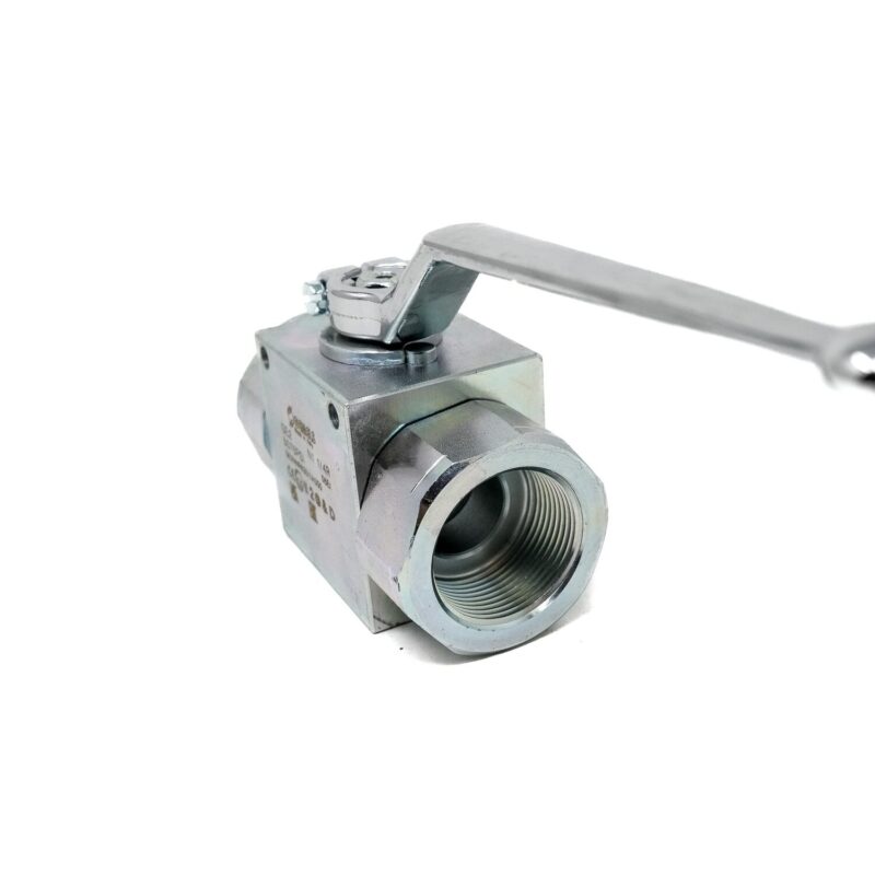 Gemels® 2 Way Ball Valve, Block Style, 1-1/4" NPT Reduced ports