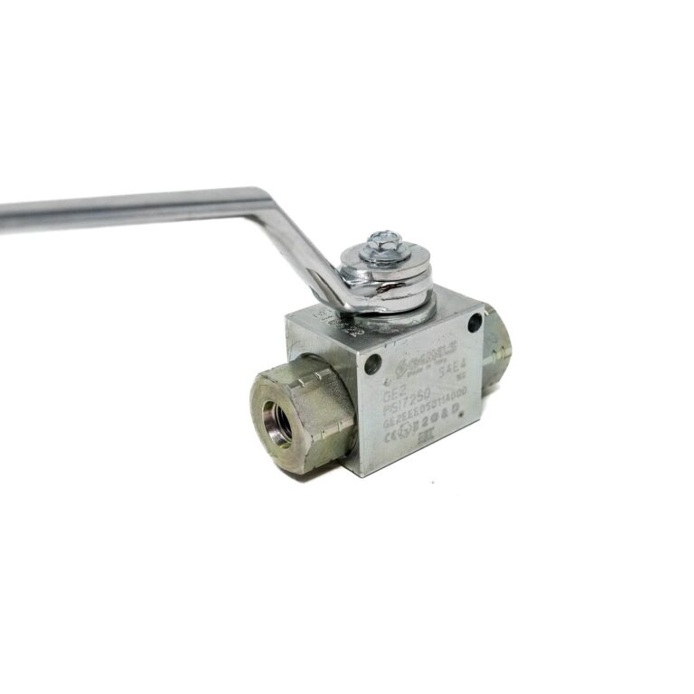 Gemels® 2 Way Ball Valve, Block Style, 1/4" SAE