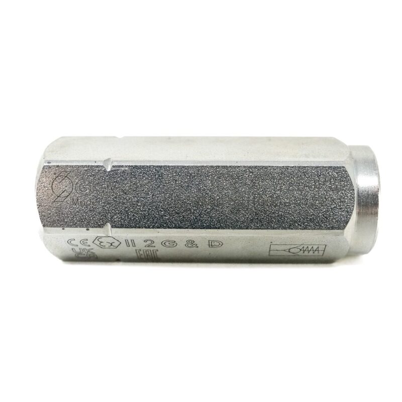 Gemels Hydraulic Inline Check Valve, 8 GPM, 3/8" NPT Ports