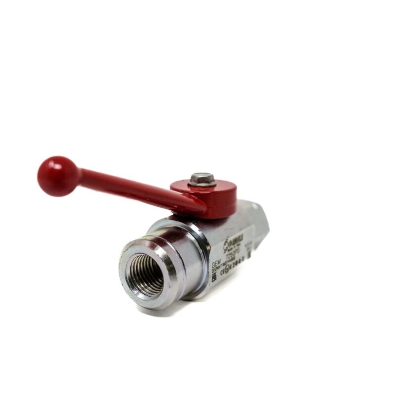 Gemels® Mini 2 Way Ball Valve, 1/4" NPT Ports