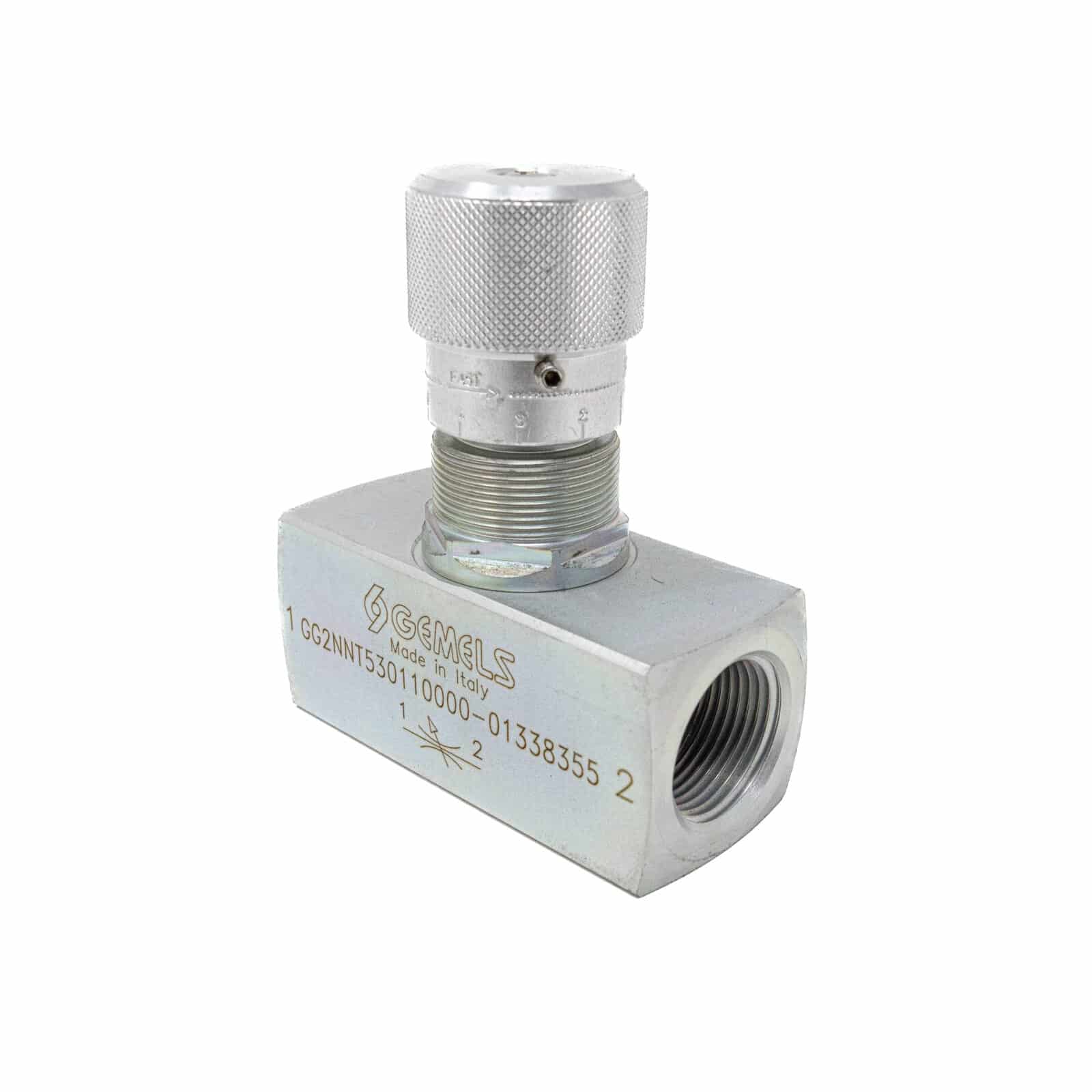 Gemels® Bi-Directional Flow Control Needle Valve, 1" NPT Ports