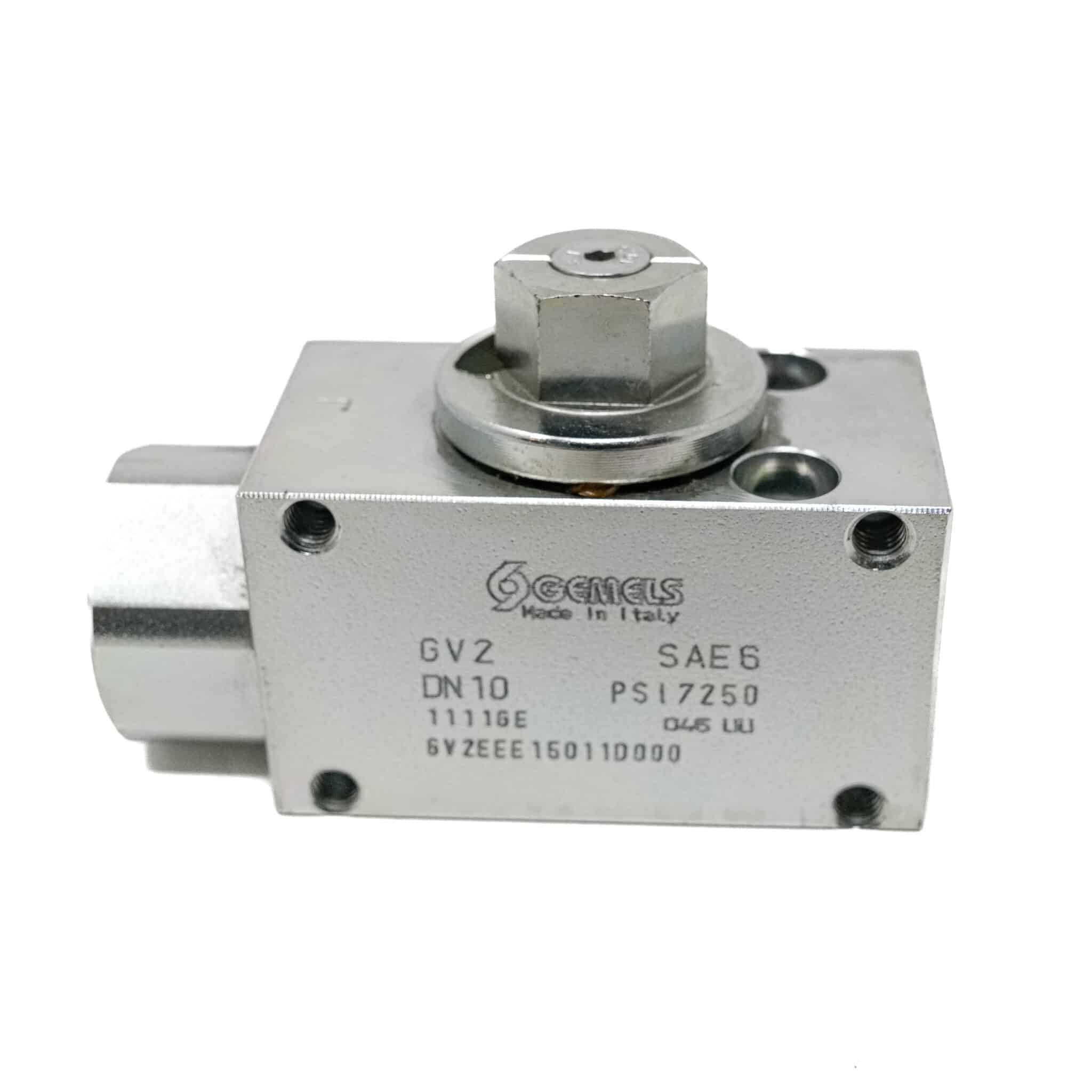 Gemels® 2 Way Excavator Series Ball Valve, Block Style, 3/8" SAE