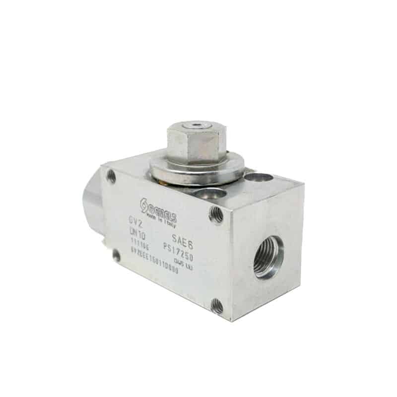 Gemels® 2 Way Excavator Series Ball Valve, Block Style, 3/8" SAE