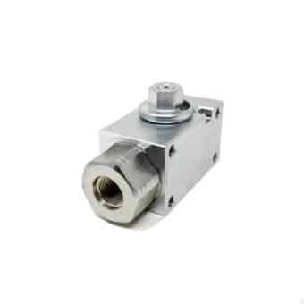 Gemels 2 Way Excavator Series Ball Valve, Block, 1/2" SAE Ports